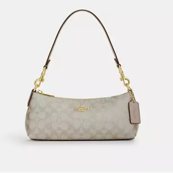 Coach | Bags | Coach Tan Shoulder Bag | Poshmark